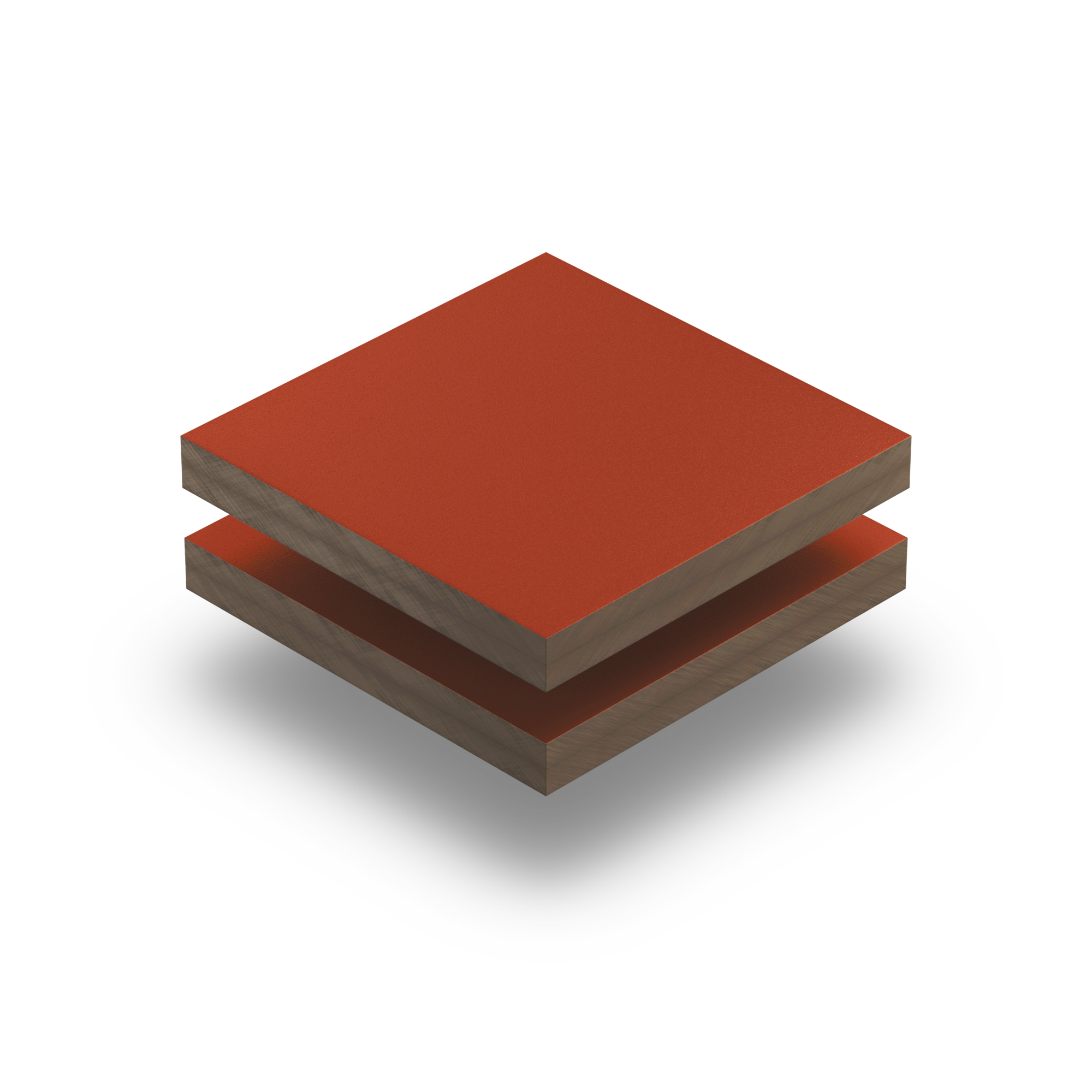 HPL plaat 6 mm wijnrood structuur - GRATIS op maat