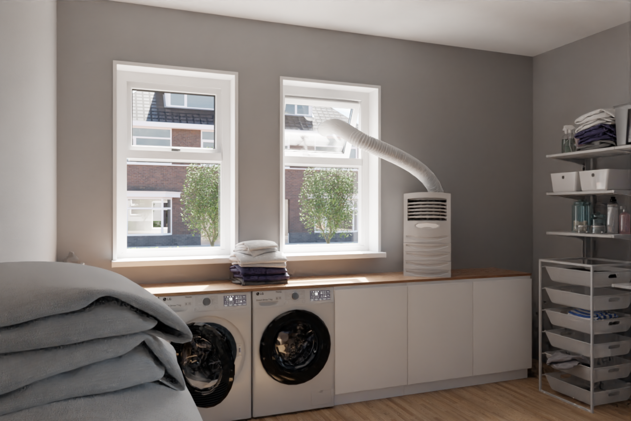 Airco raamafdichting voor uitzetramen | Op maat